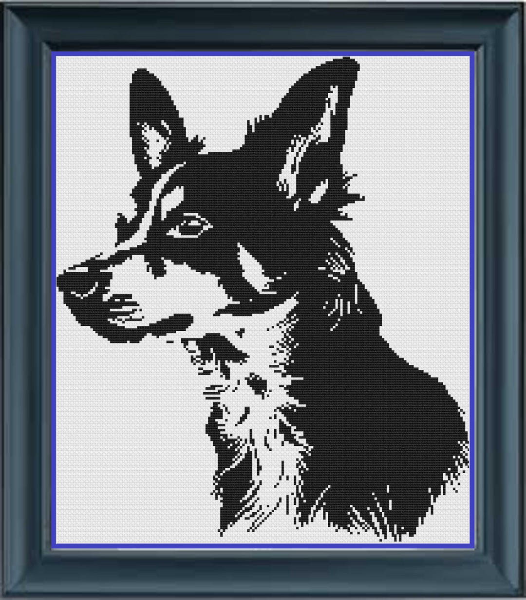 Toy Fox Terrier 2 Puppy Dog Cross Stitch Pet Portrait Pattern Graphgan ...