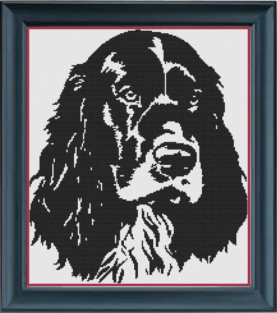 English Springer Spaniel 2 Puppy Dog Cross Stitch Pet Portrait Pattern ...
