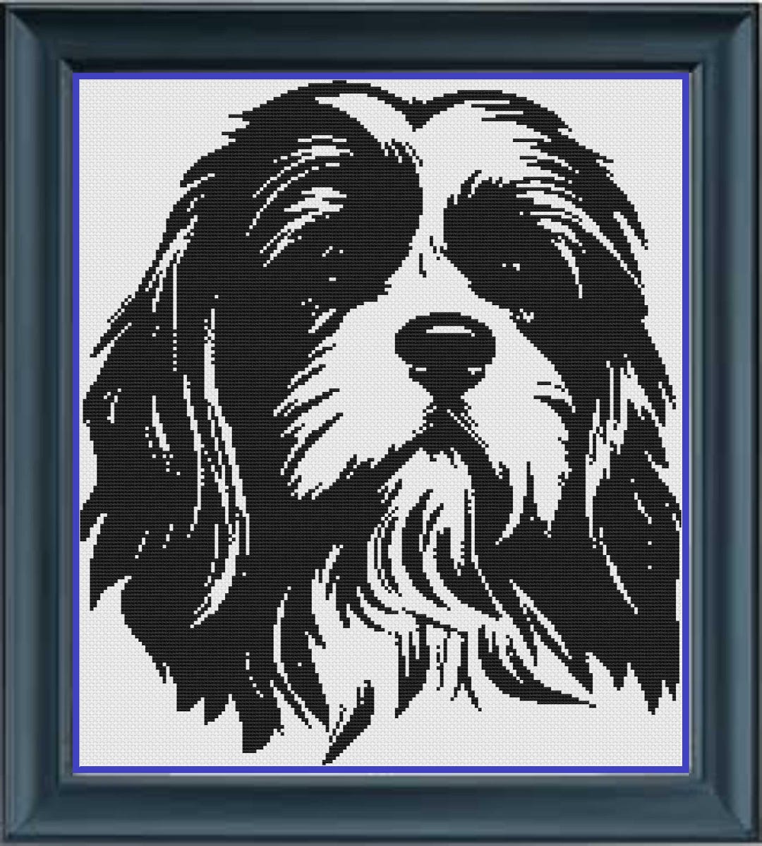 Lowchen 2 Puppy Dog Cross Stitch Pet Portrait Pattern Graphgan Crochet ...