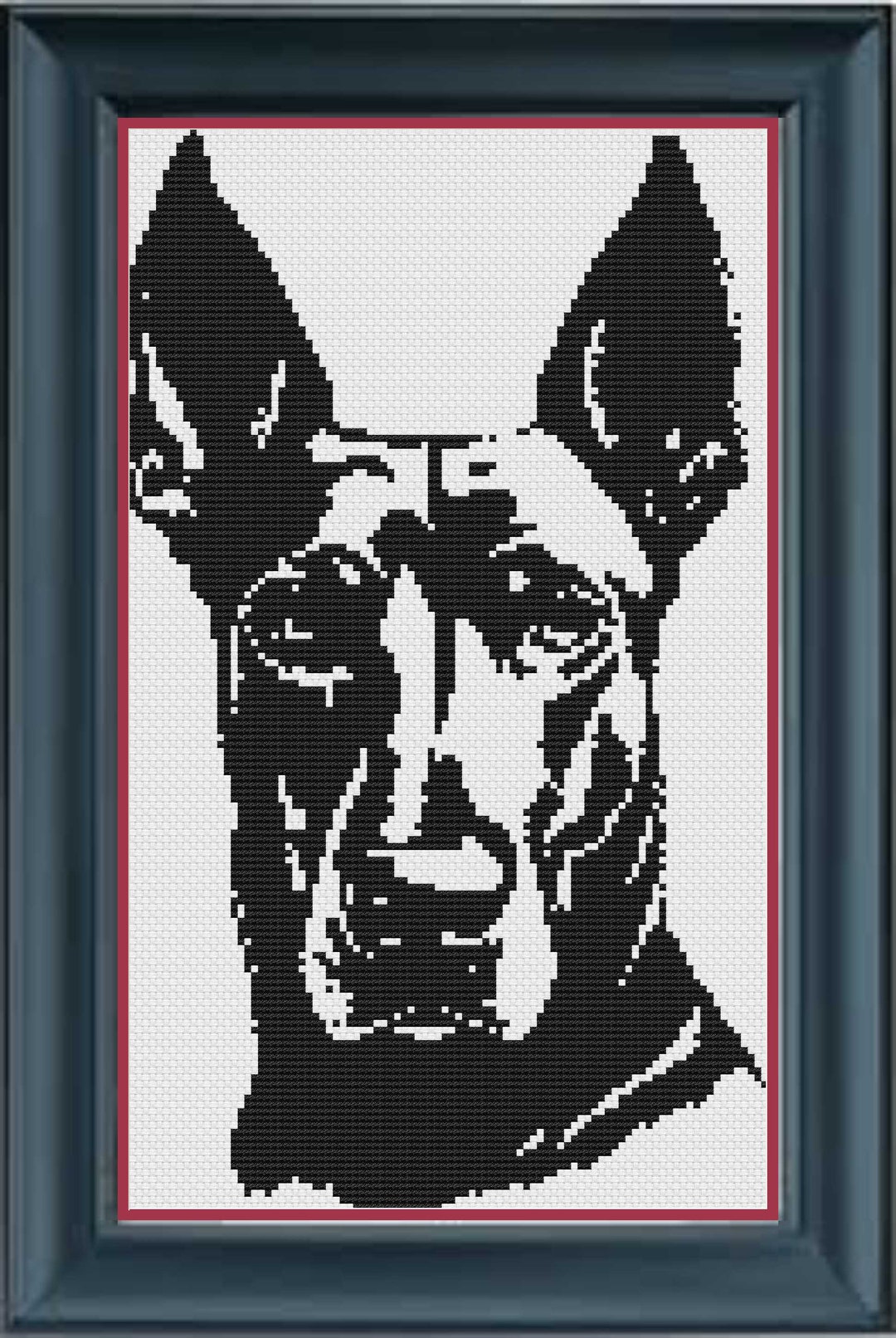 Dobermann Pinscher 1 Puppy Dog Cross Stitch Pet Portrait Pattern ...