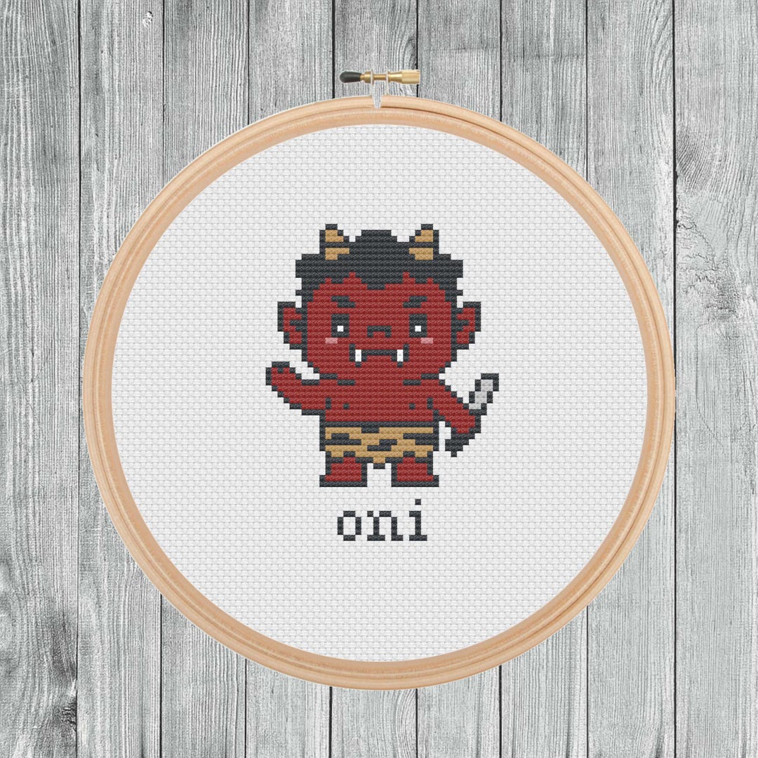Adventures of Tanuki and Kappa Oni Japan Cross Stitch Pattern Japanese ...