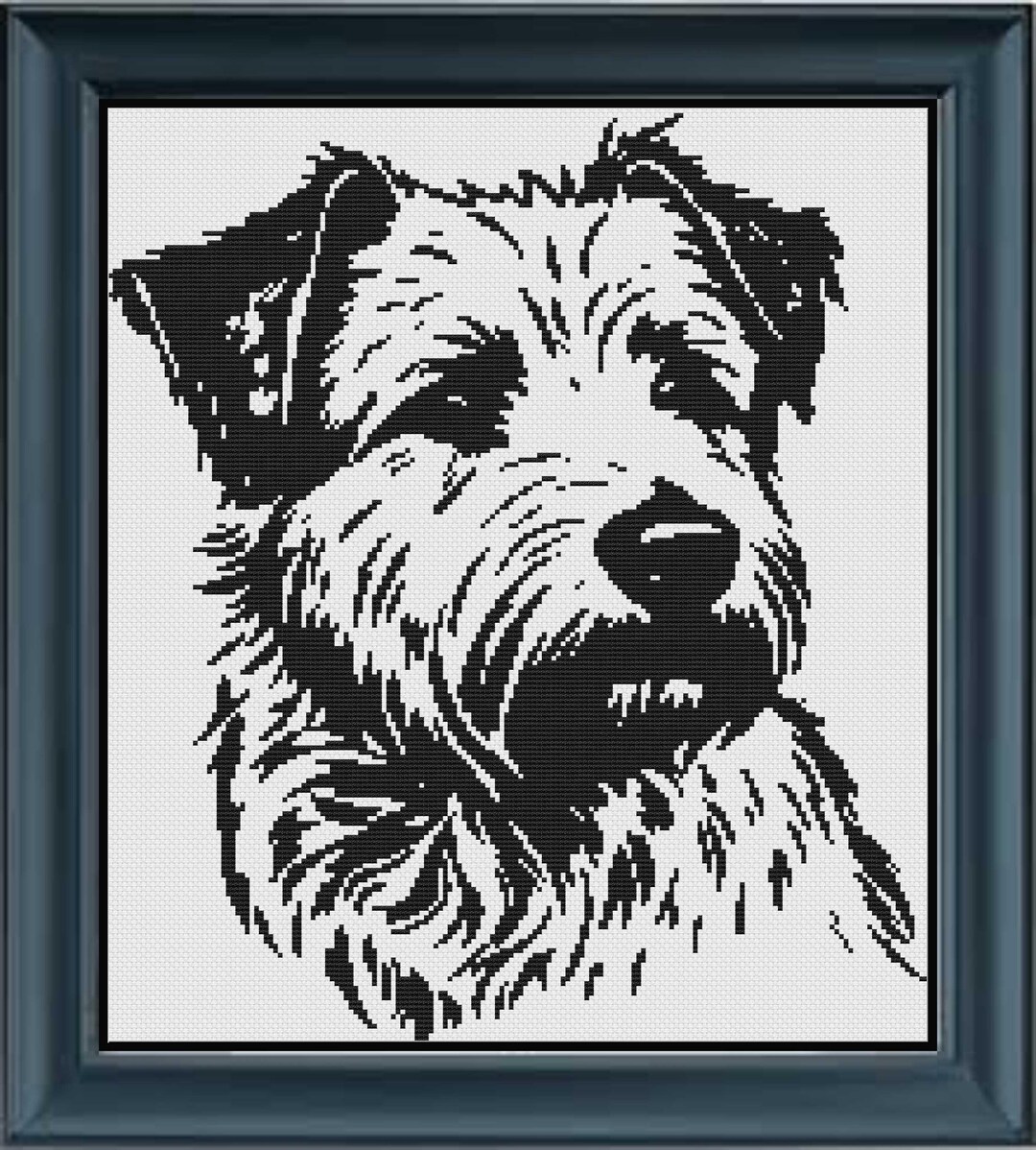 Glen of Imaal Terrier 1 Puppy Dog Cross Stitch Pet Portrait Pattern ...