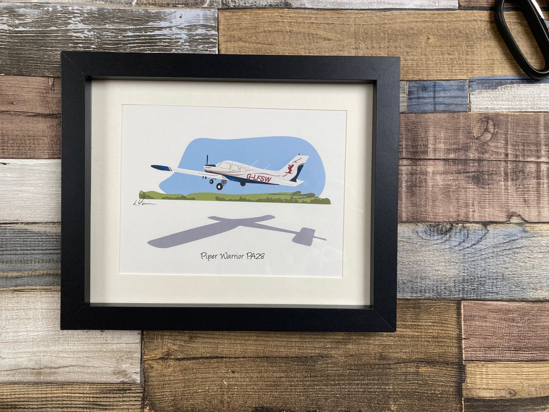 Aircraft Drawing Custom Plane Illustration Your Plane Pilot Gift ...