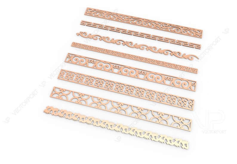 40 Ornamental border 3D models and vector files. cnc file | Etsy