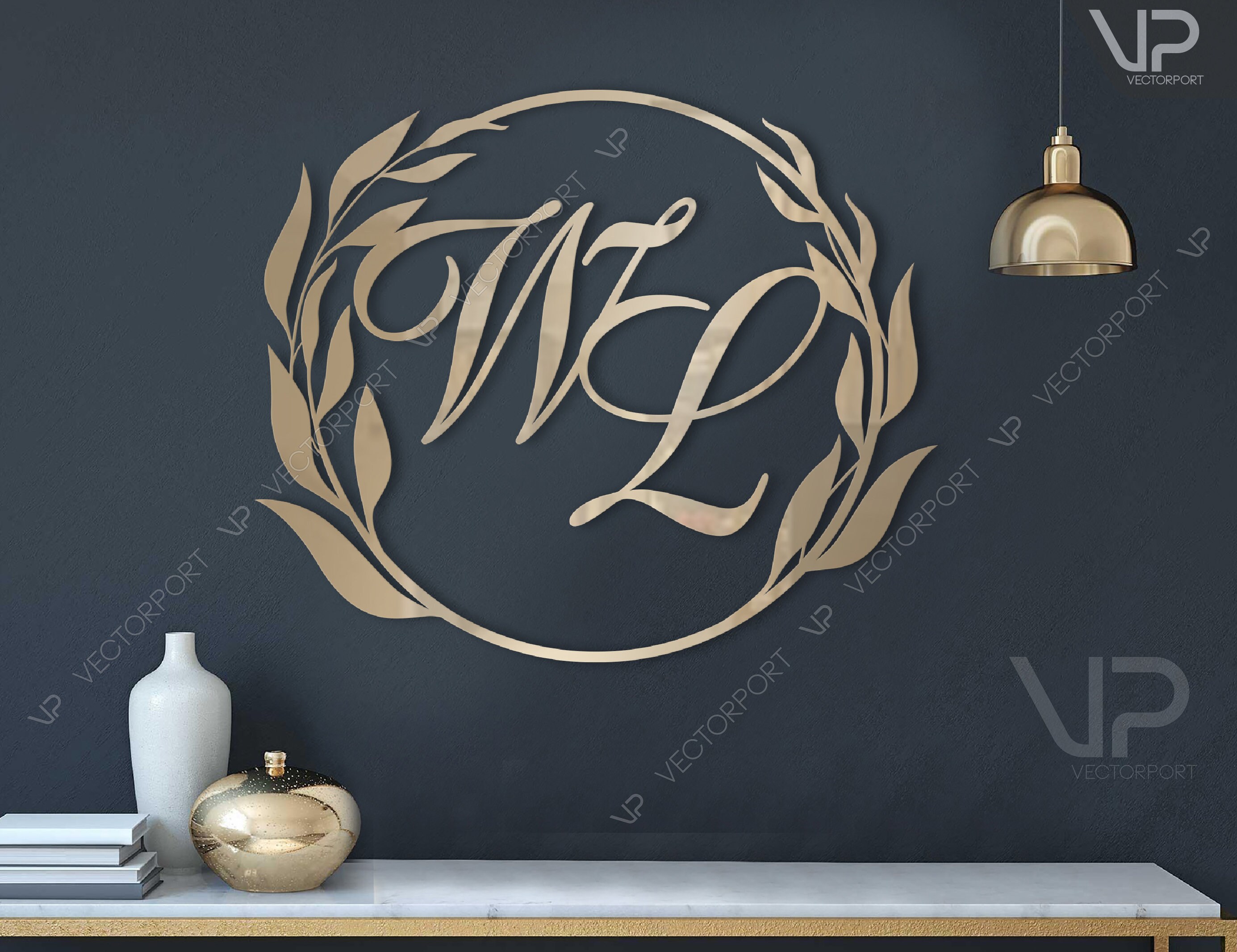 Two Letter Monogram Combinations Vector Cut Files Metal Laser | Etsy