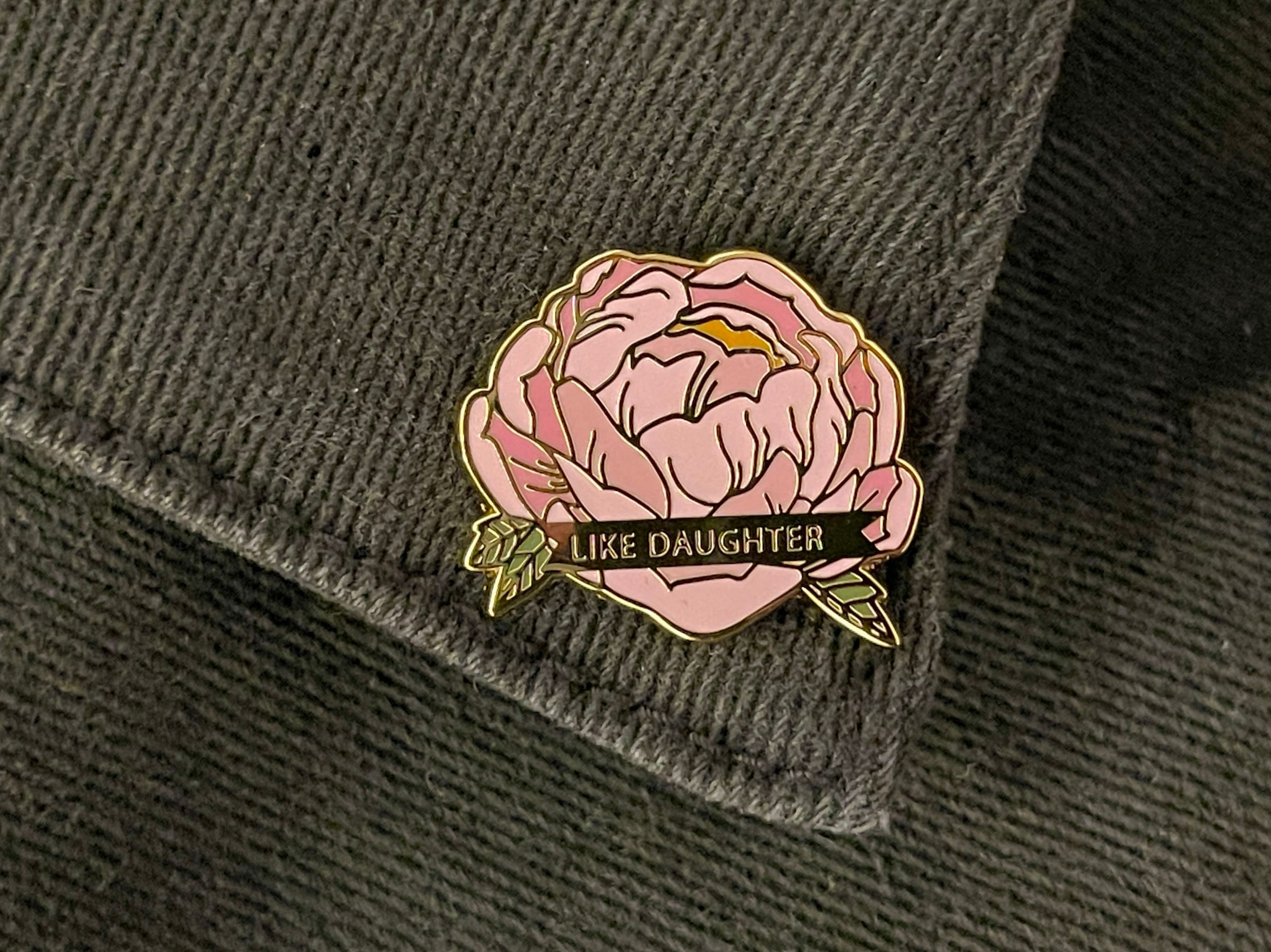 Pfingstrose Emaille Pins - Muttertag Mutter und Tochter Harte Emaille ...