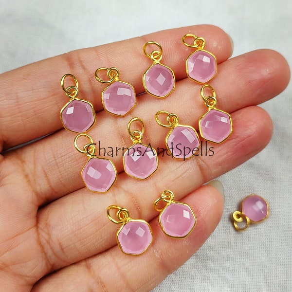 Pink Stone Pendant - Etsy