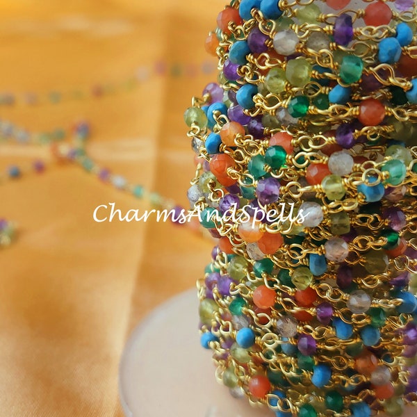 Gemstone Chain - Etsy