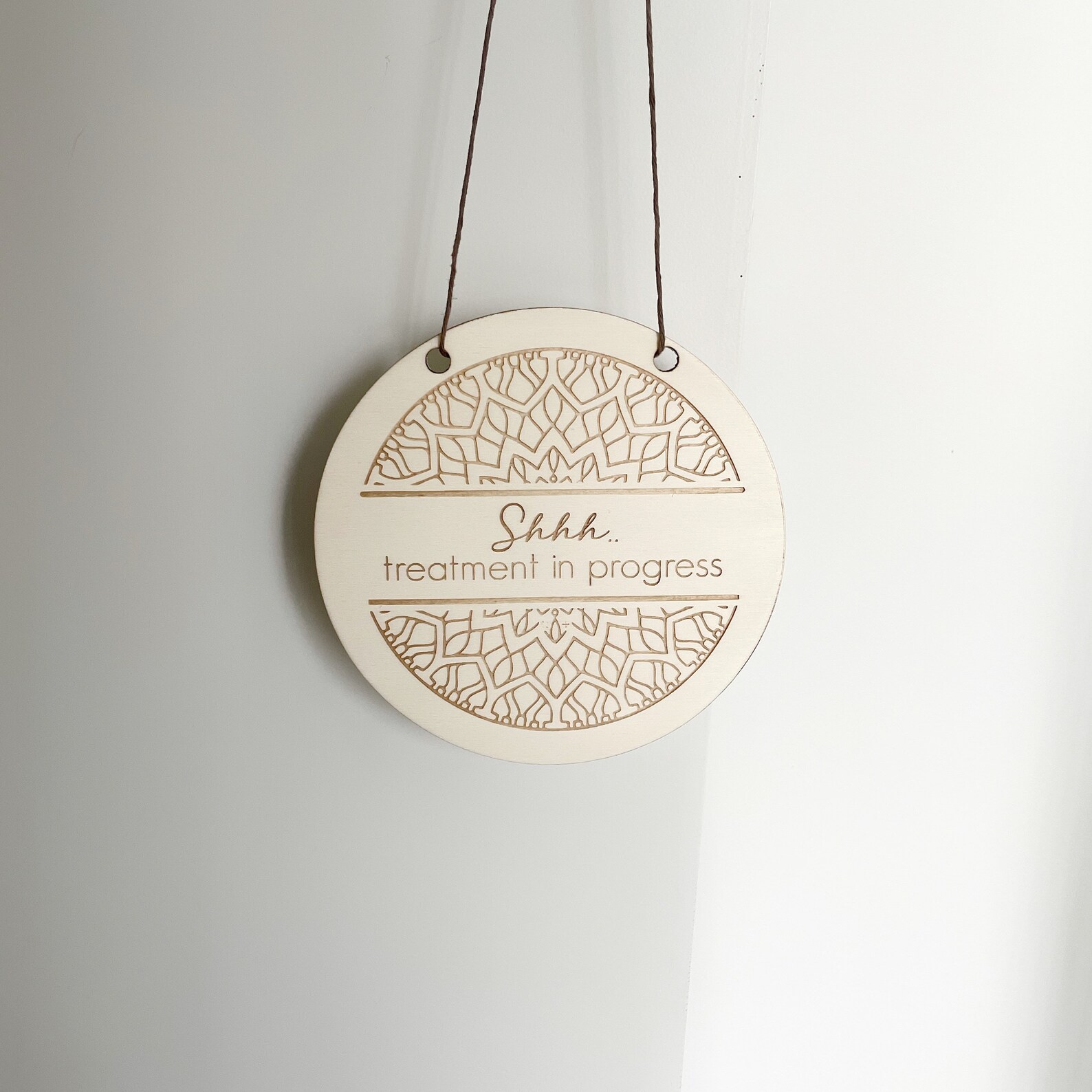 Shh Treatment Announcement Sign Shh Treatment in Progress | Etsy UK