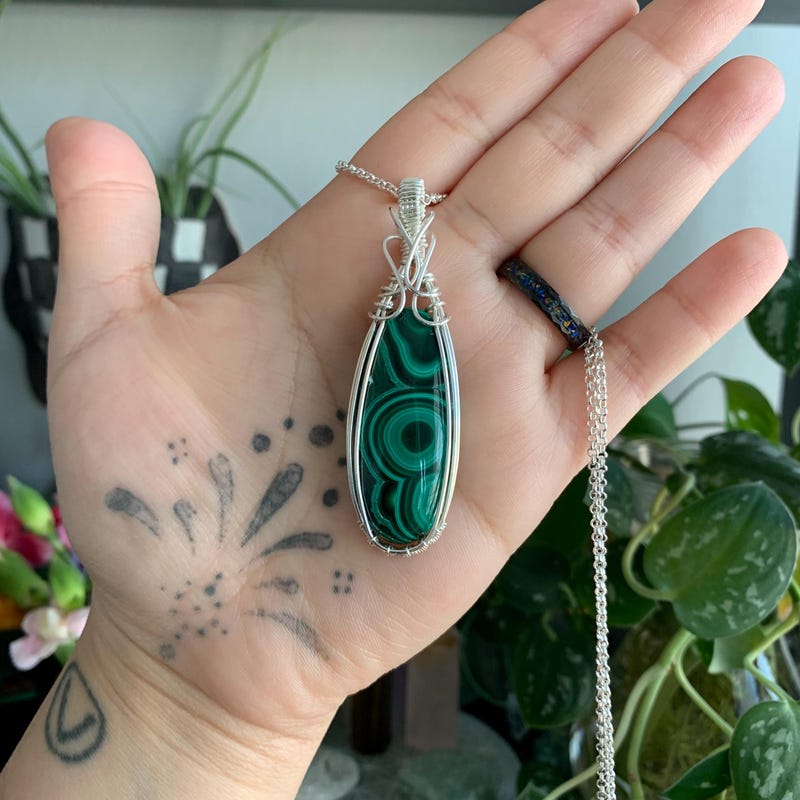 Wire Wrapped Pendant - Etsy