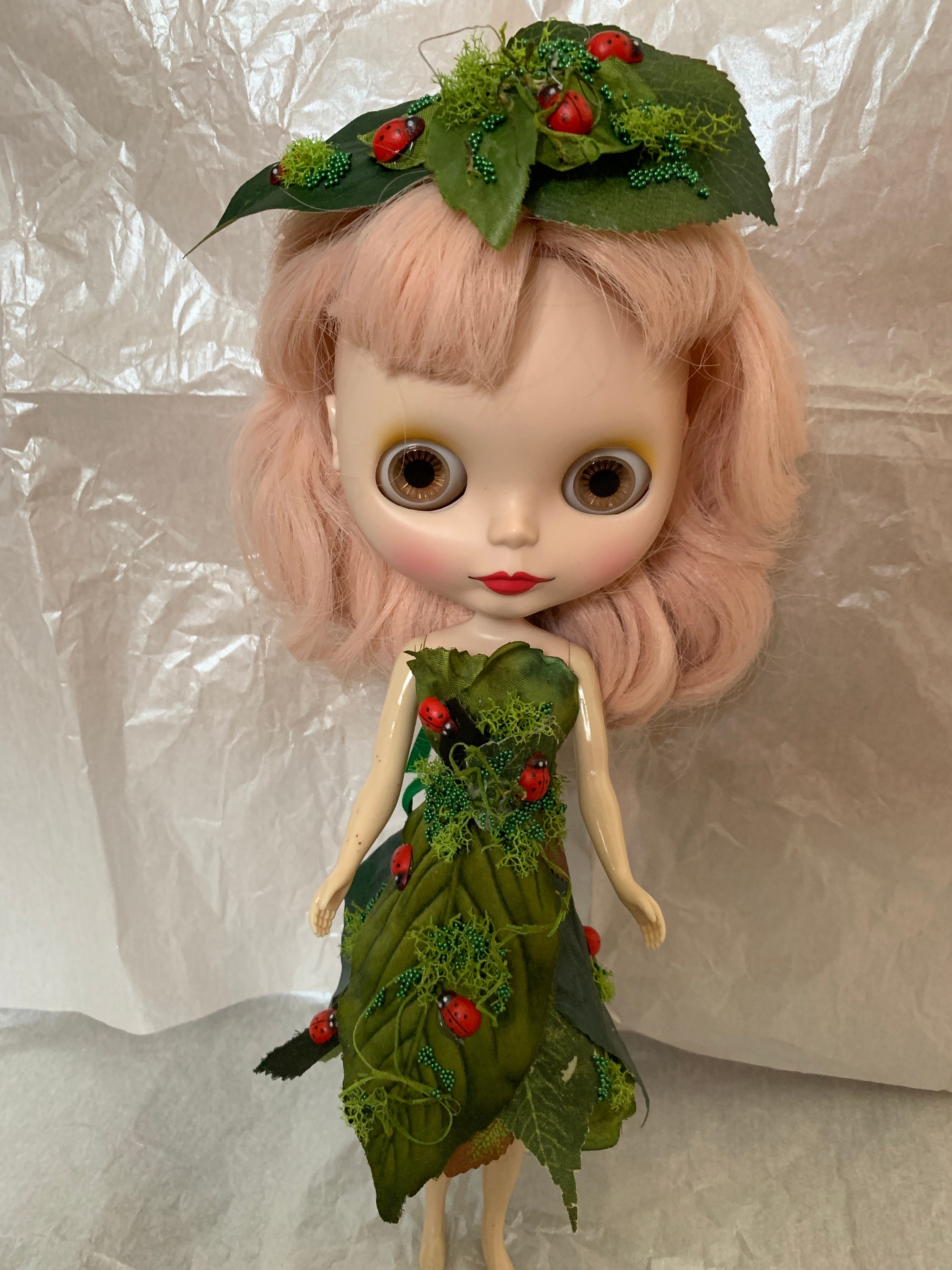 Blythe Lady Bug Fairy Dress, BJD, OOAK, 16 Dolls - Etsy