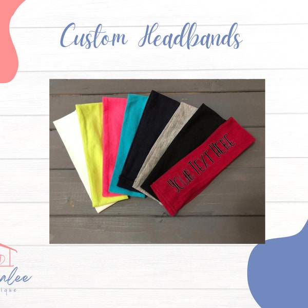 Name Headbands - Etsy