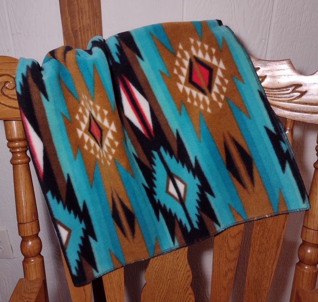 Baby Blanket, Tribal Baby Blanket, Western Baby Blanket, Southwestern ...
