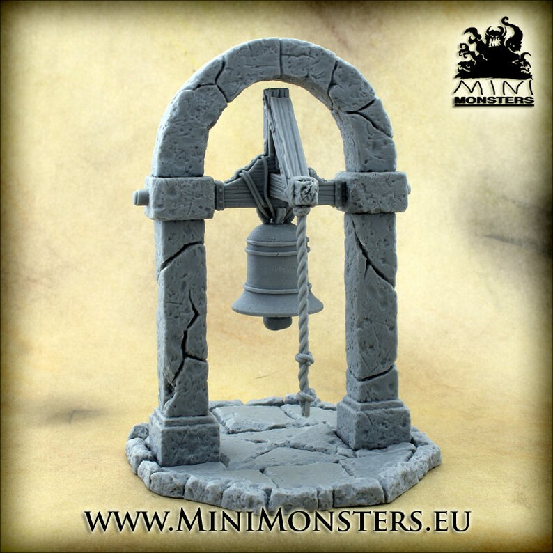 BELL TOWER - 28mm 32mm Scale | Belfry | Wargaming Terrain | Wargames ...