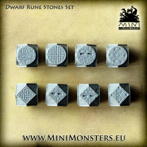DWARF RUNE STONES 28mm 32mm Scale Wargaming Terrain - Etsy