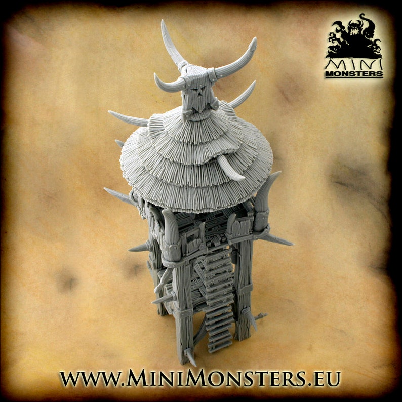 ORCS WATCHTOWER - 28mm 32mm Scale | Wargaming Terrain | Wargames ...
