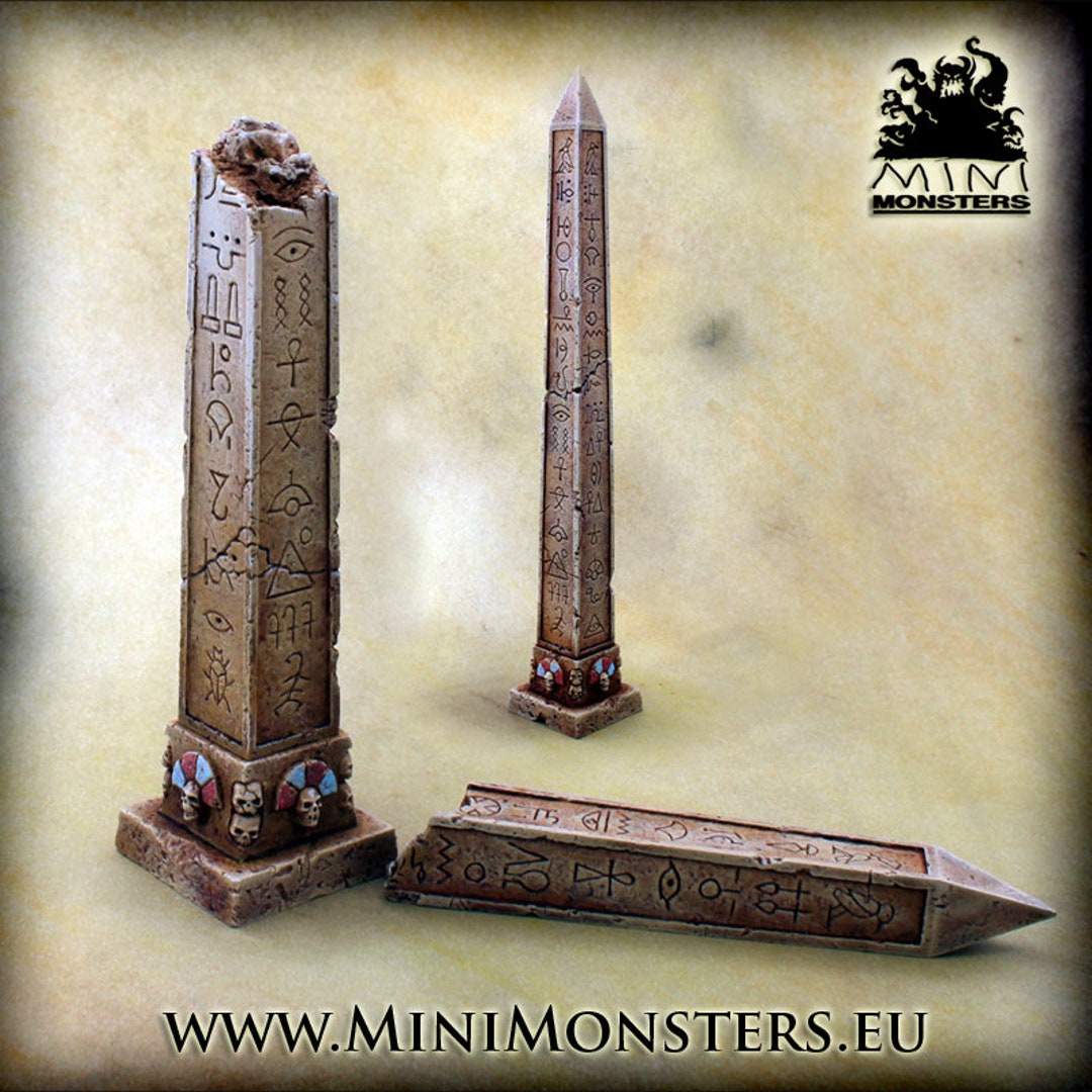 CURSED TOMB - OBELISK | 28-32mm | Wargaming Terrain | Scenery ...