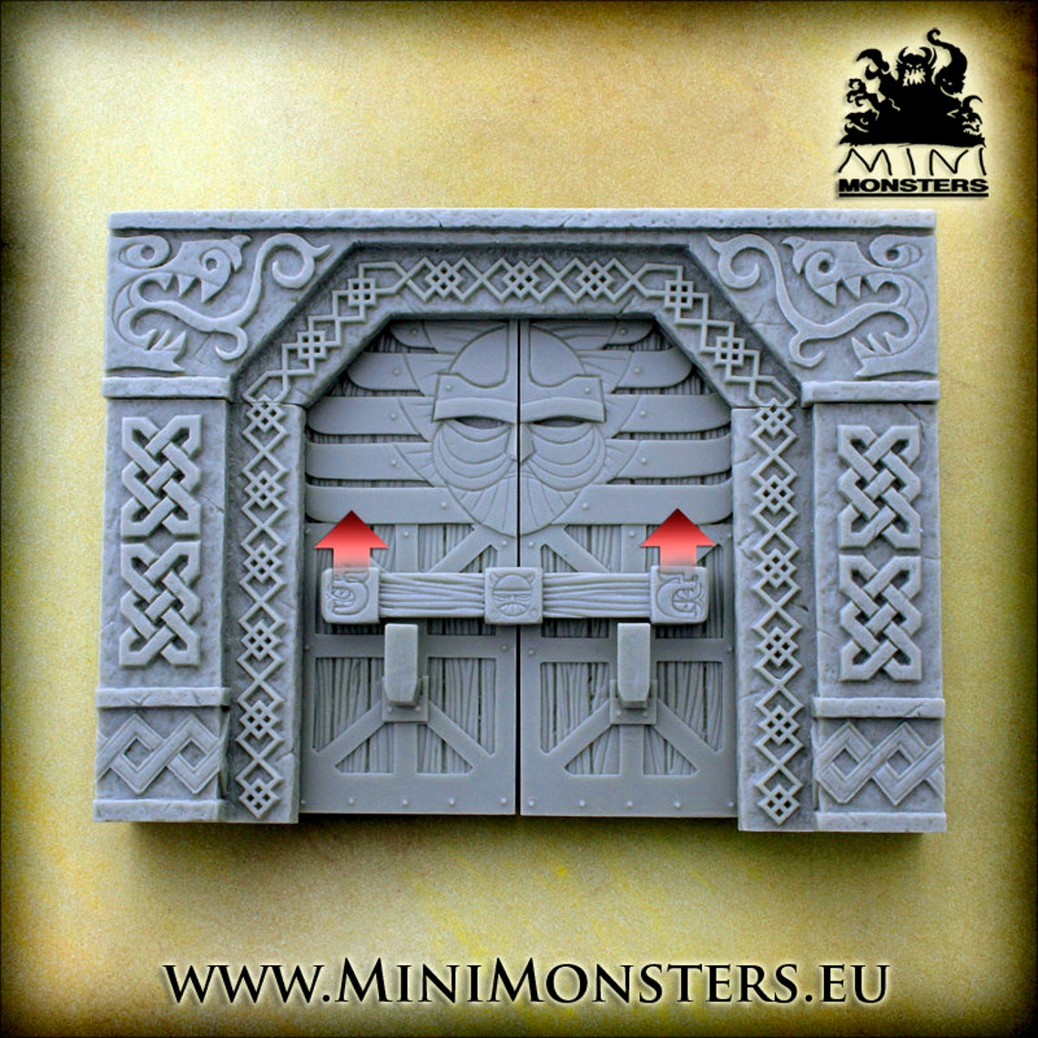 DWARVEN GATE 28mm 32mm Scale Wargaming Terrain Wargames | Etsy