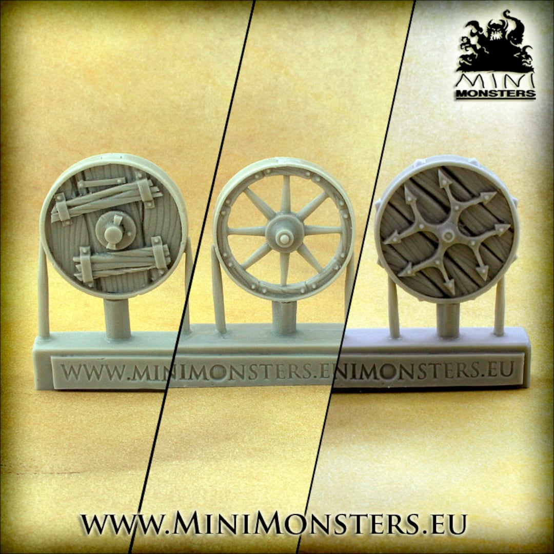 CHARIOT, CART WHEELS - 28mm 32mm Scale | Dungeons and Dragons | Dnd ...