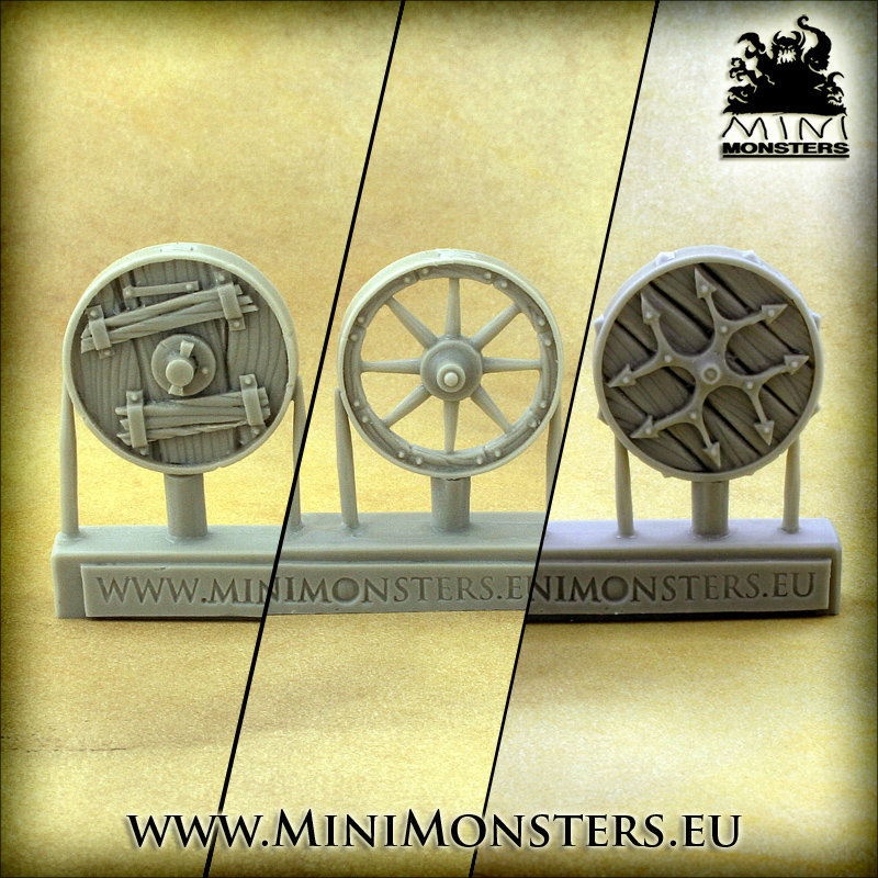 CHARIOT CART WHEELS 28mm 32mm Scale Dungeons and Dragons - Etsy