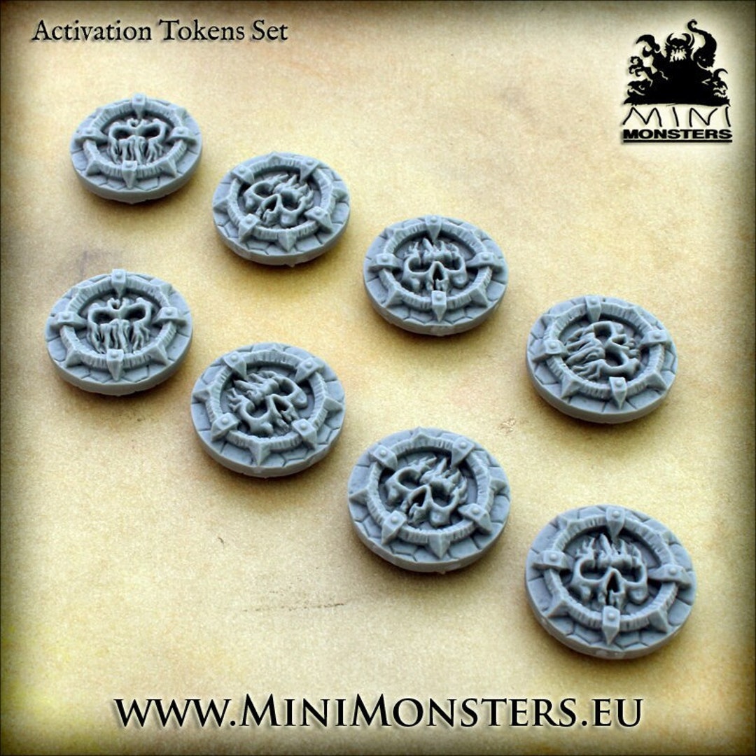 ACTIVATION TOKENS | Wargames Accessories | Fantasy Miniatures ...