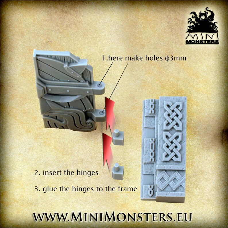 DWARVEN GATE - 28mm 32mm Scale | Wargaming Terrain | Wargames ...