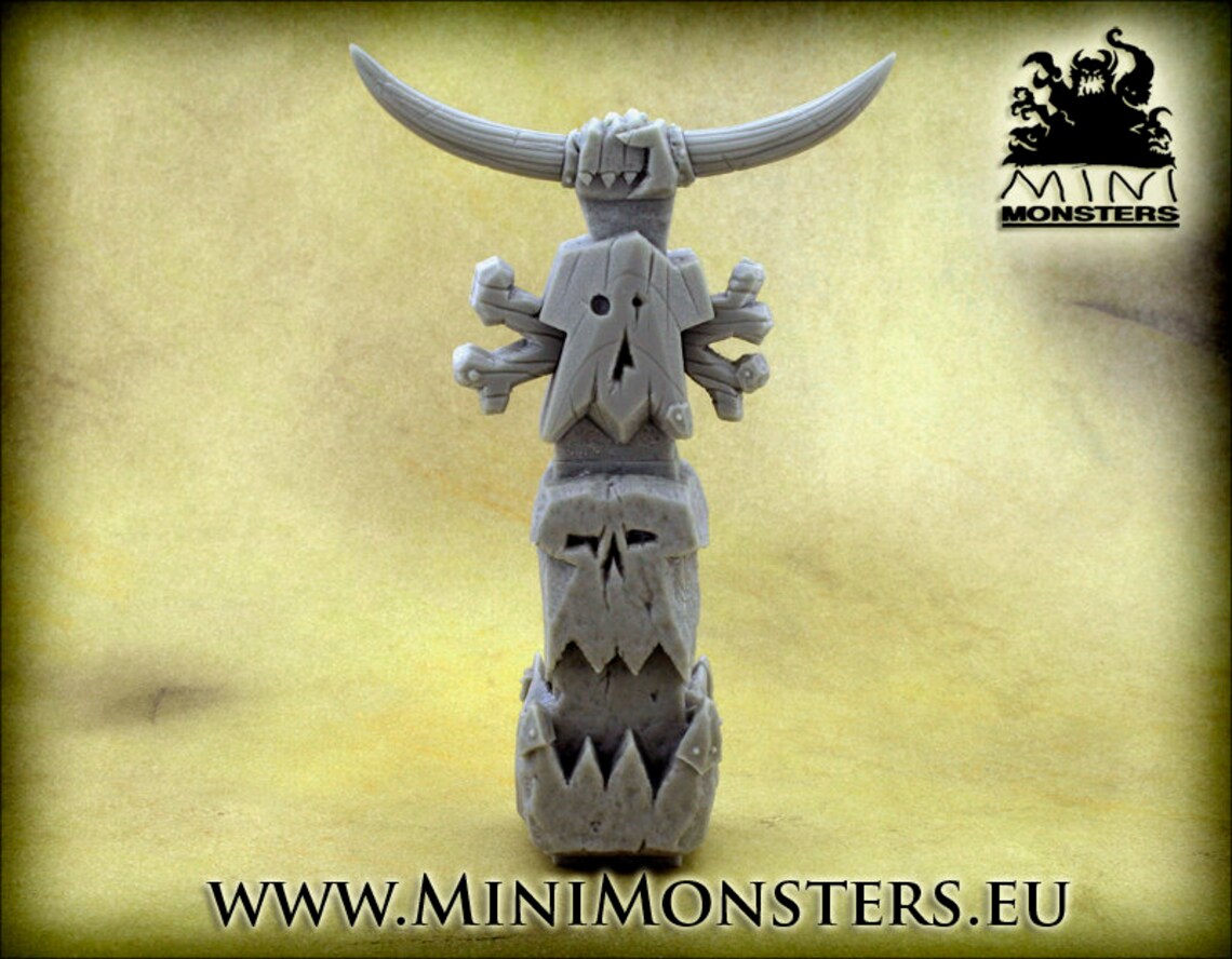 ORC TOTEM 28mm 32mm Scale Dungeons and Dragons Dnd - Etsy Australia