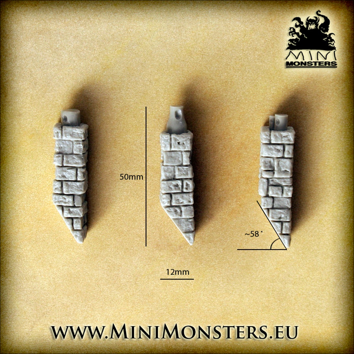 CHIMNEYS - 28mm 32mm Scale | Dungeons and Dragons | Dnd Terrain ...