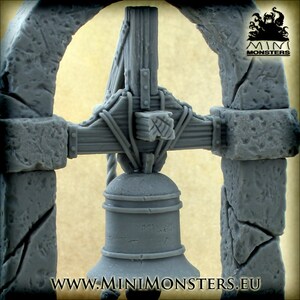 BELL TOWER - 28mm 32mm Scale | Belfry | Wargaming Terrain | Wargames ...
