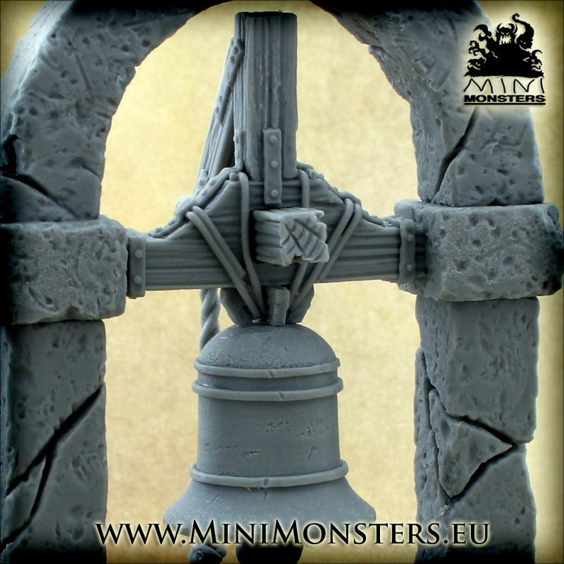 BELL TOWER - 28mm 32mm Scale | Belfry | Wargaming Terrain | Wargames ...