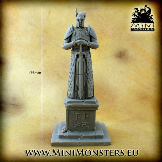 ELF HERO STATUE 28mm 32mm Scale Dungeons and Dragons Dnd | Etsy