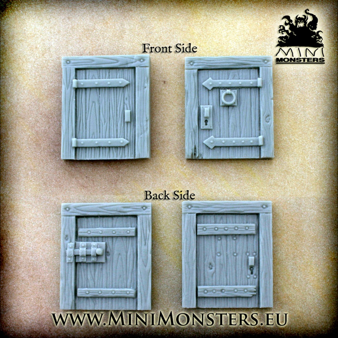 DOORS - 28mm 32mm Scale | Dungeons and Dragons | Dnd Terrain | Fantasy ...