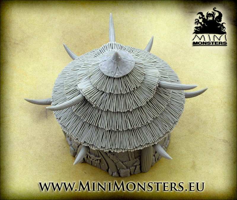 ORC HUT 28mm 32mm Scale Wargaming Terrain Wargames - Etsy