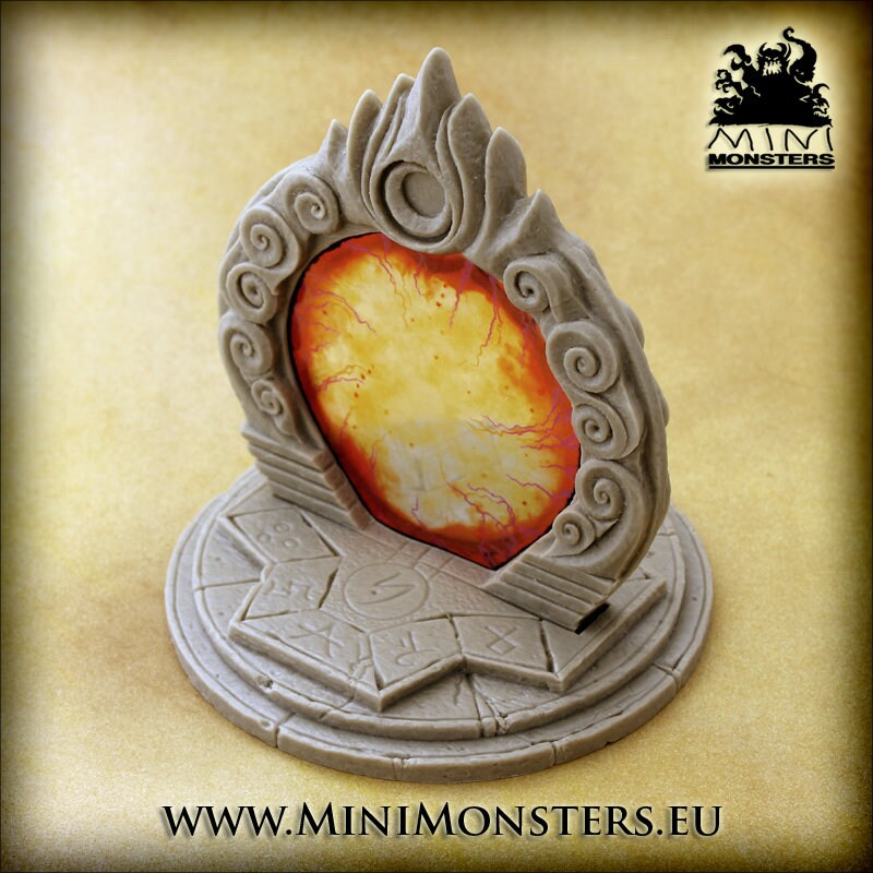 MAGIC PORTAL 28mm 32mm Scale Dungeons and Dragons Dnd - Etsy