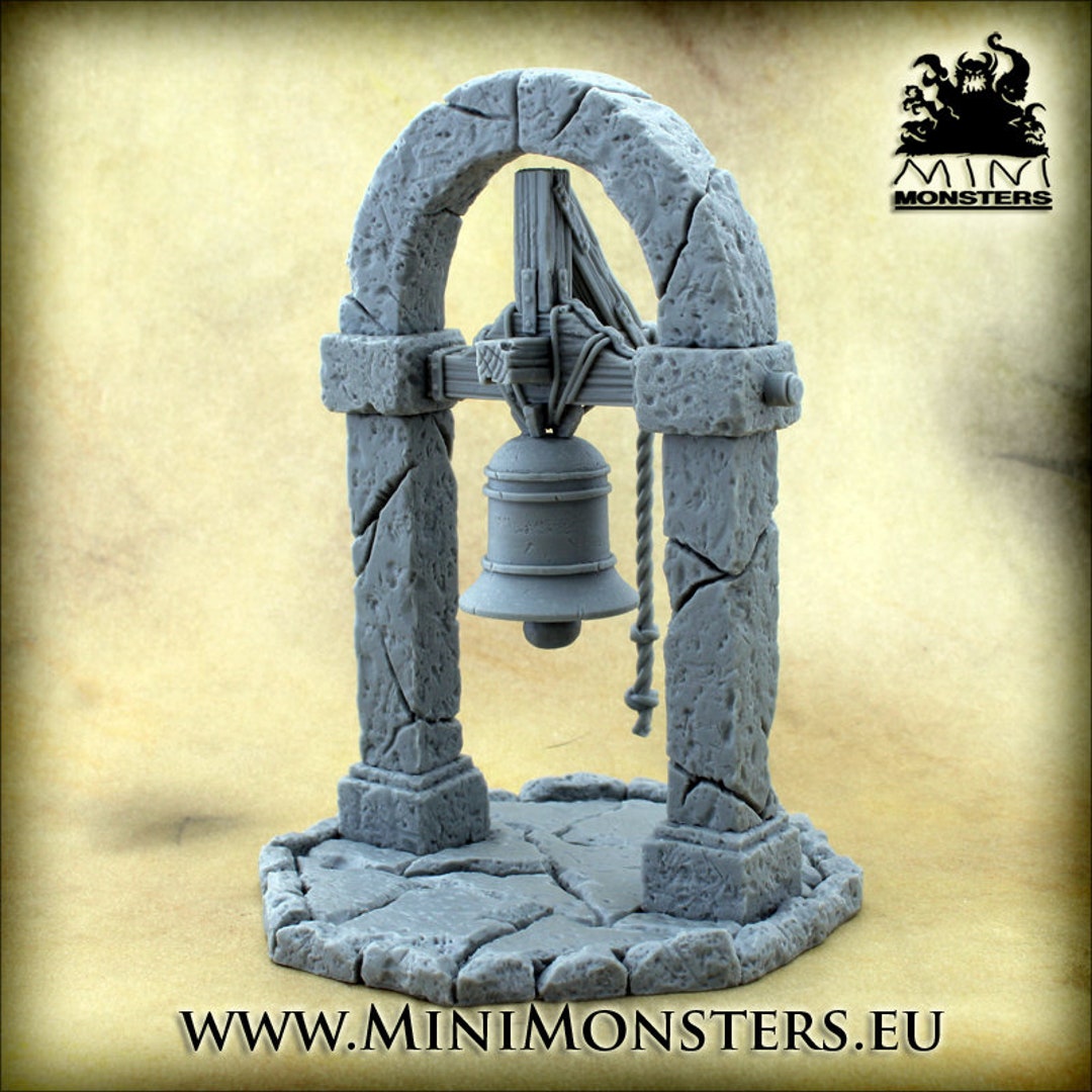 BELL TOWER - 28mm 32mm Scale | Belfry | Wargaming Terrain | Wargames ...