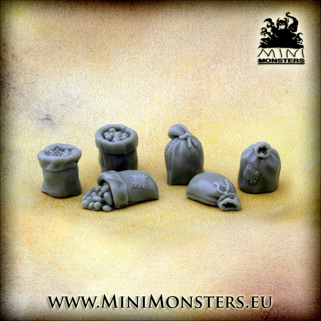 SACKS - 28mm 32mm Scale | Dungeons and Dragons | Dnd Terrain | Fantasy ...