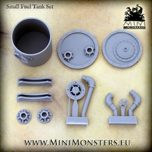 Small Fuel Tank - Wargaming Terrain, Sci-fi, SF Miniature, Post ...
