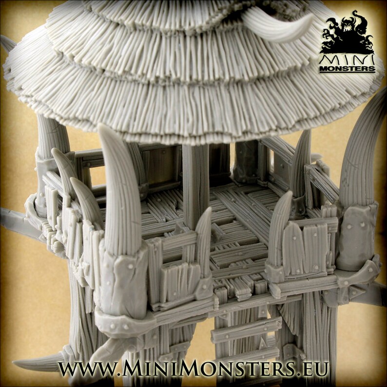 ORCS WATCHTOWER - 28mm 32mm Scale | Wargaming Terrain | Wargames ...