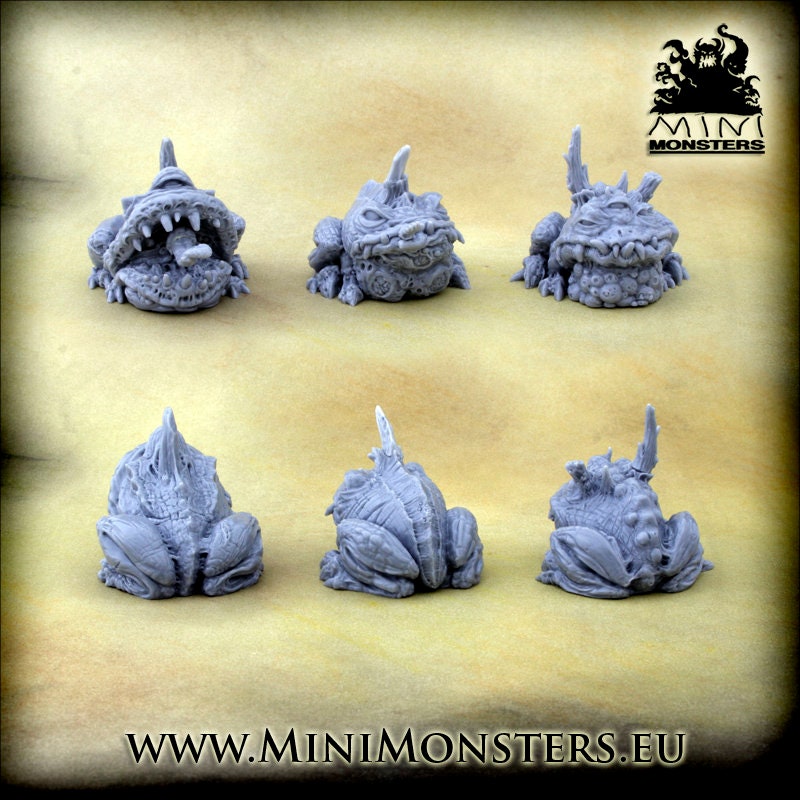 PLAGUE TOADS - 28mm 32mm Scale | Dungeons and Dragons | Dnd Terrain ...