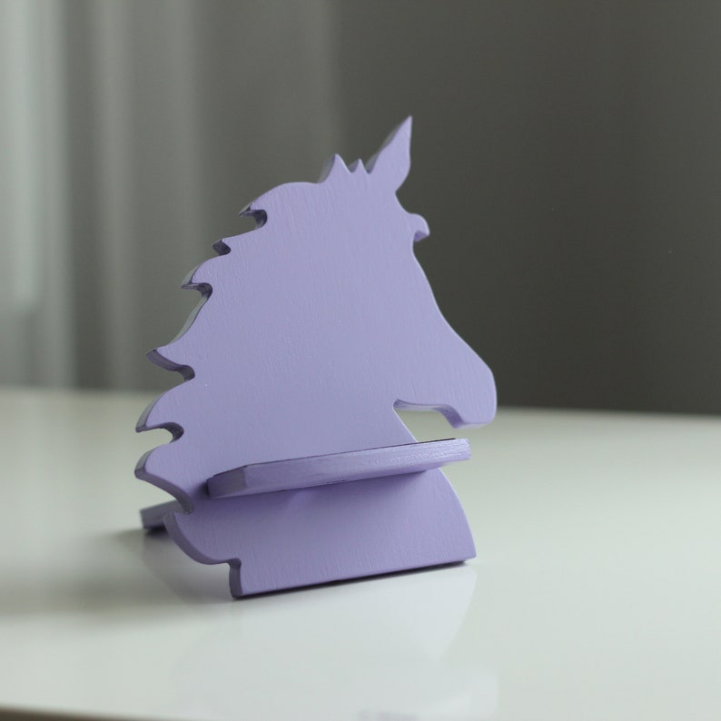 Purple Unicorn Mobile Phone Stand Tablet Holder Handmade - Etsy