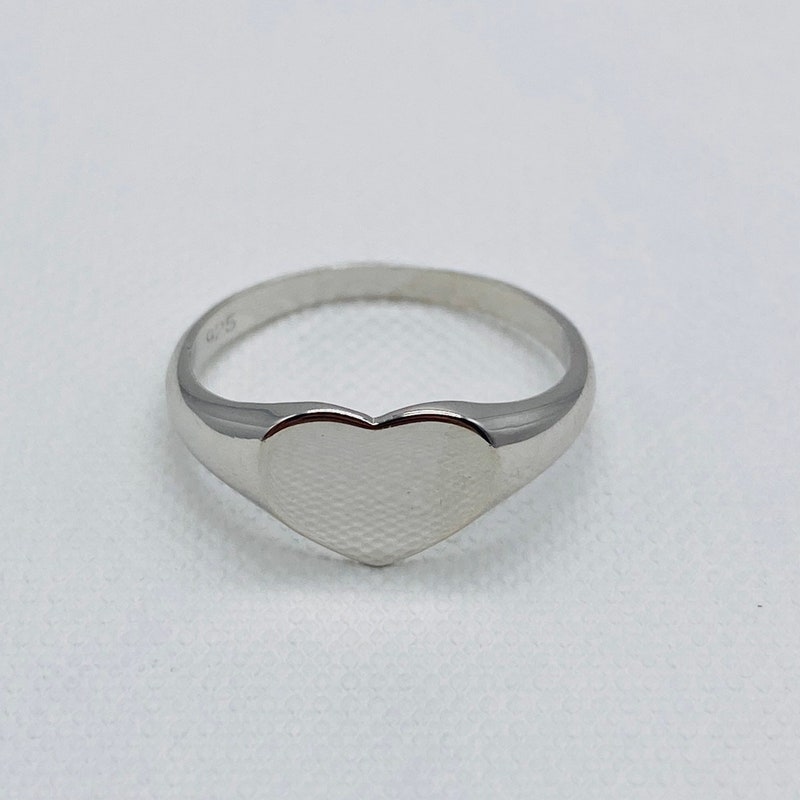 925 Heart Ring - Etsy