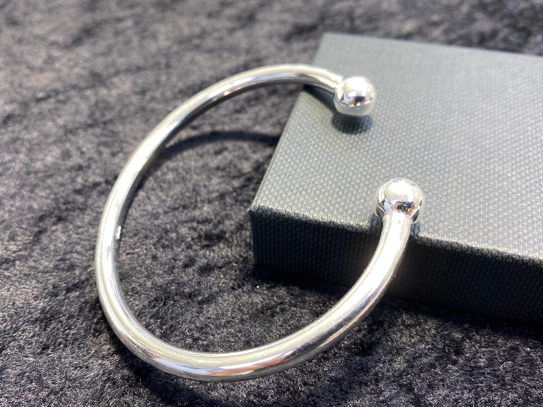 5mm Solid Torque Bangle | 925 Sterling Silver | Chunky Plain Torque ...