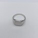 925 Sterling Silver Square Signet Ring | Men 12mm Square Shape Ring ...