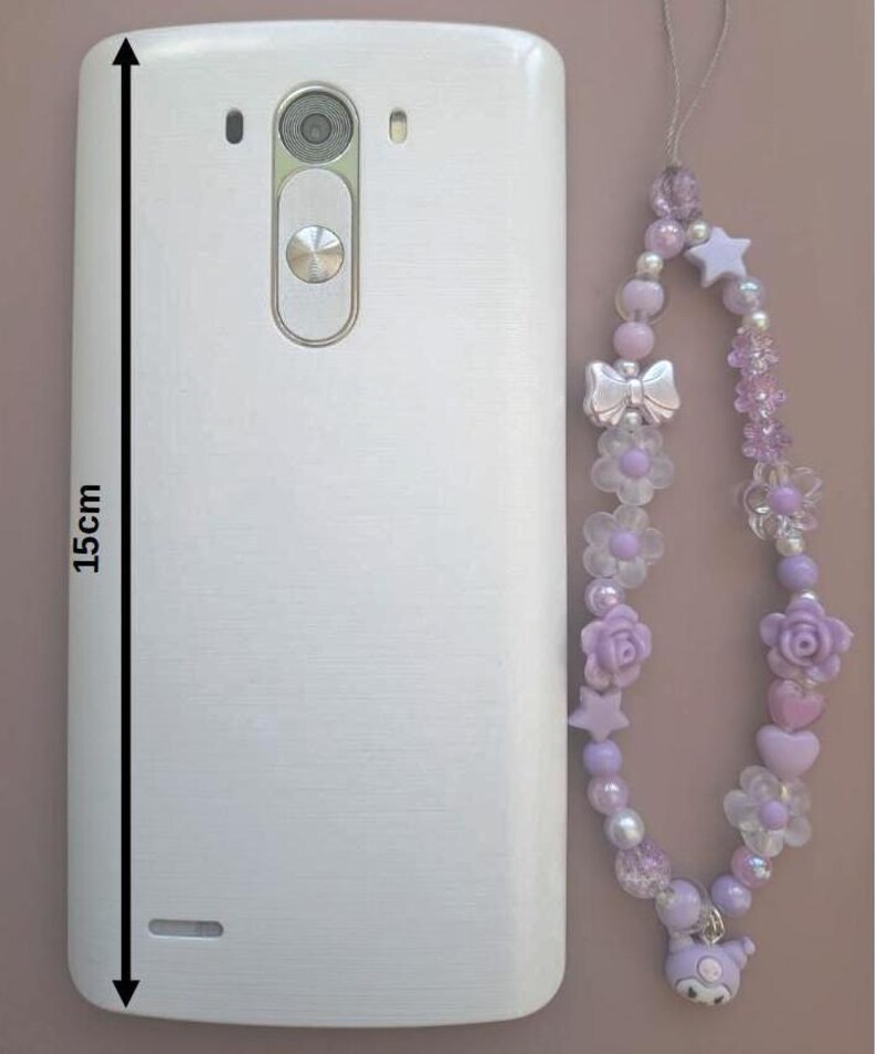 Handmade Sanrio Beaded Phone Charm Hello Kitty Keroppi Pompompurin My ...