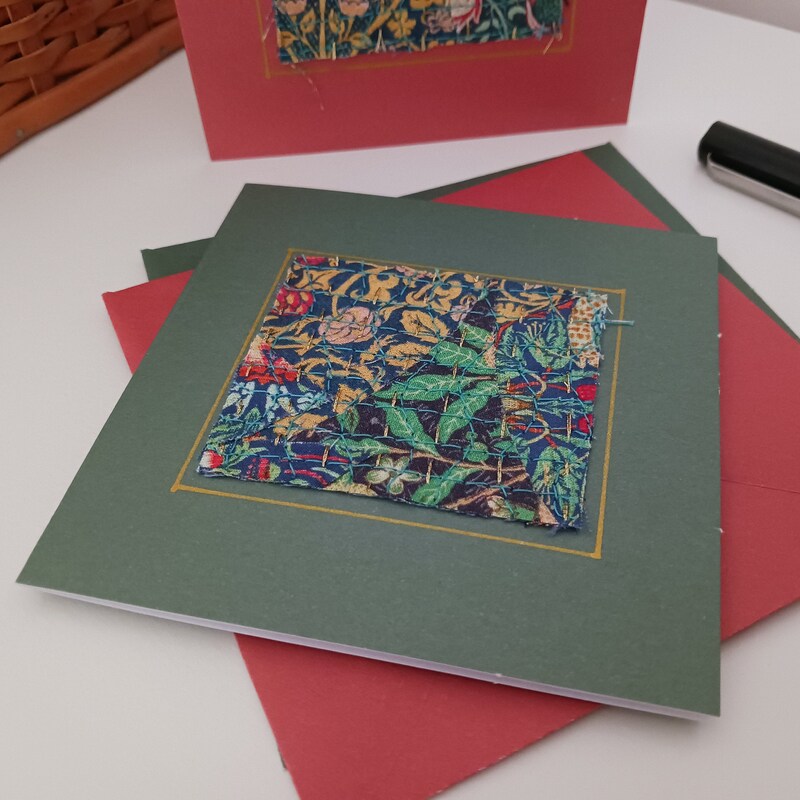 Textile Art Card - Etsy UK