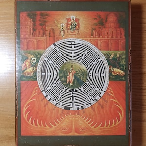 Spiritual labyrinth symbol of the spiritual journey | Etsy