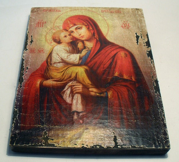Pochaev Holy Mother of God Icon of the Mother of God - Etsy Australia