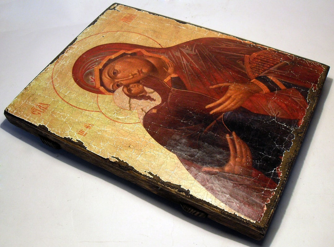 Holy Righteous Anna, Mother of the Blessed Virgin Mary, Religious Icon ...