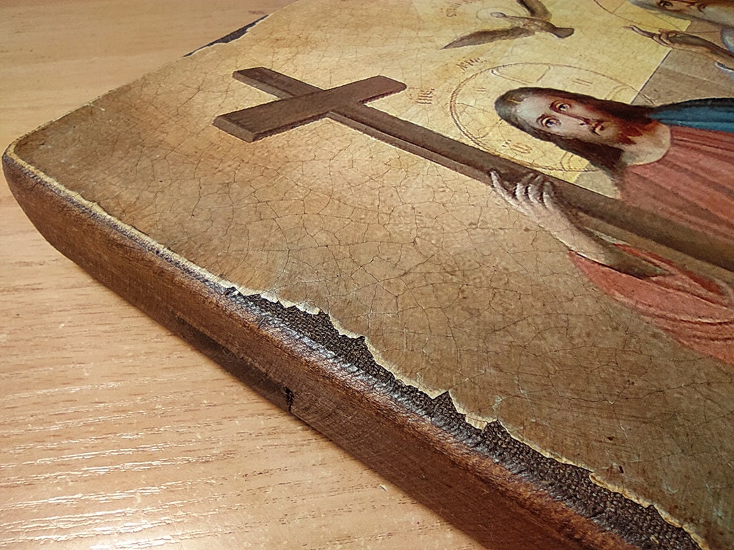 Holy Trinity New Testament Handmade Copy of an Old Icon - Etsy