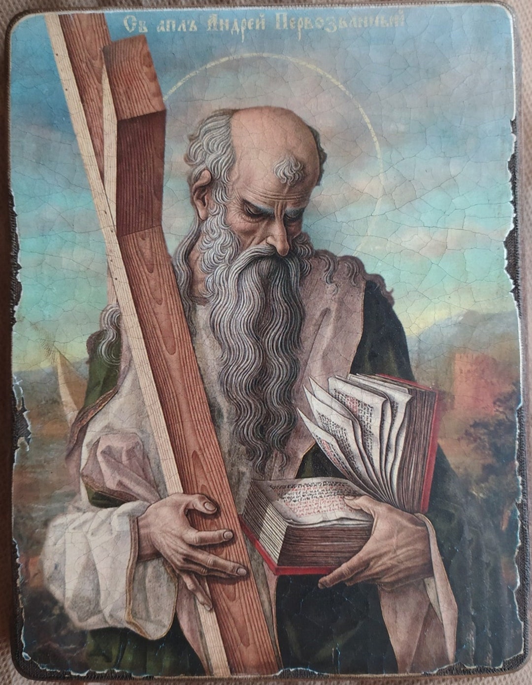 Icon of St. Andrew the First-called, Religious Icon, Gift for Believer ...